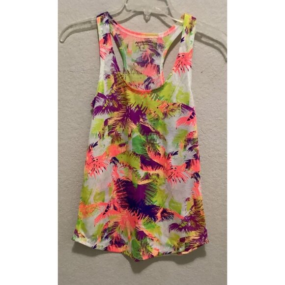 Arizona Jean Company | Tops | Arizona Jean Co Neon Tropical Print ...